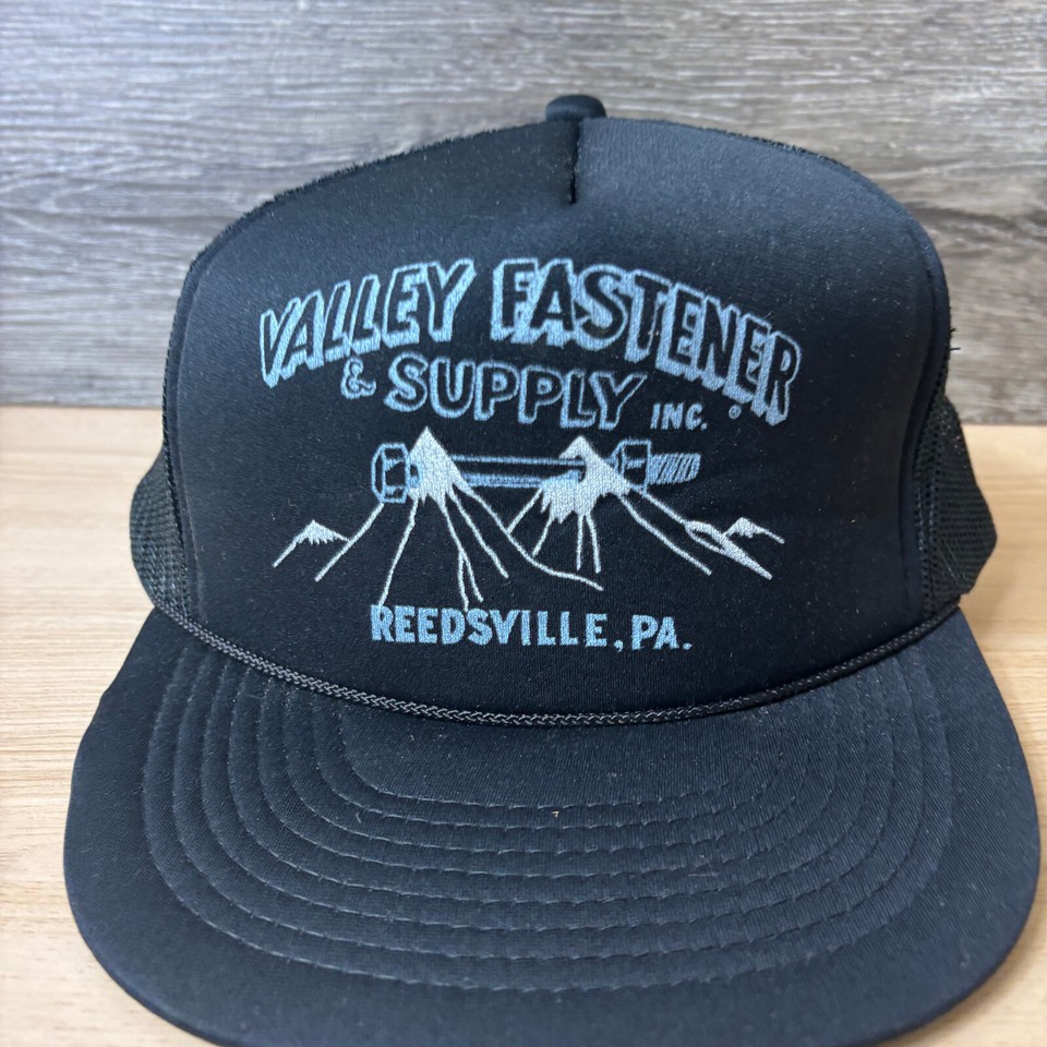 Vintage Valley Fastener & Supply Hat Snapback Trucker Reedsville ...