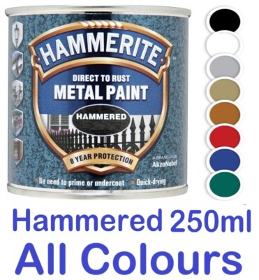 Hammerite Hammered 250ml Paint - All Colours | eBay UK