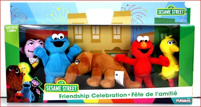 Sesame Street FRIENDSHIP CELEBRATION Plush - Big Bird Elmo Cookie ...