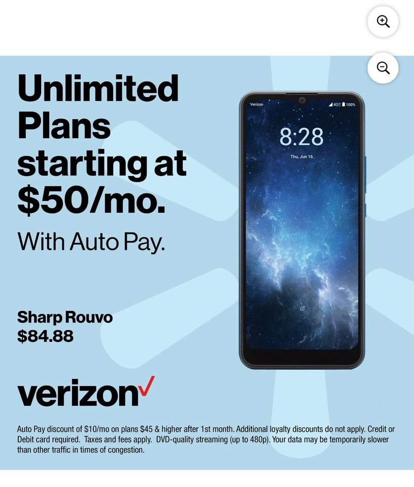 Verizon Sharp Rouvo V, 32GB, Black - Prepaid [Locked to Verizon Prepaid ...