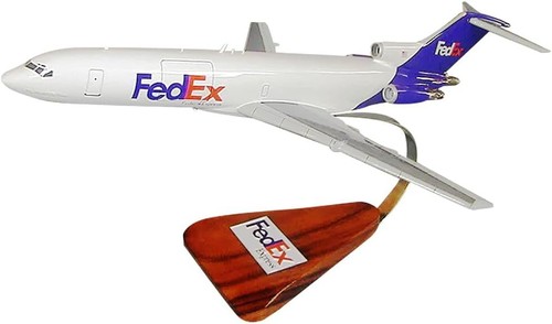 FedEx Federal Express Boeing 727-200F New Color Desk Top Model 1/100 SC ...