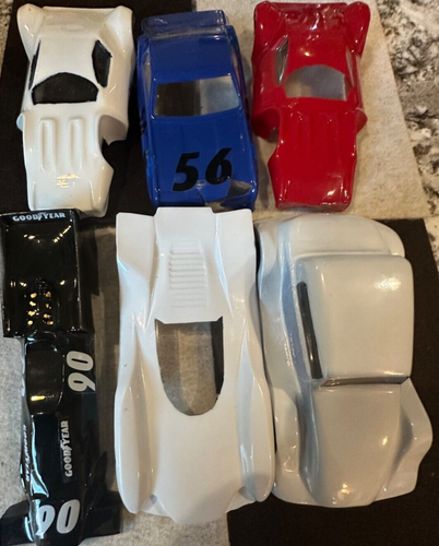 EEXT-1001 SLOT CAR BODIES, CAN AM, BOOGIE F-1, MACH ONE, THINGIE ROD ...