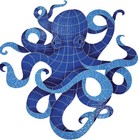 Mosaic Octopus for Swimming Pool or Wall - Large 38" or Small 13"- Free ...