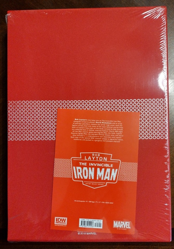 Bob Layton The Invincible Iron Man Artist Select Series Edition IDW HC ...