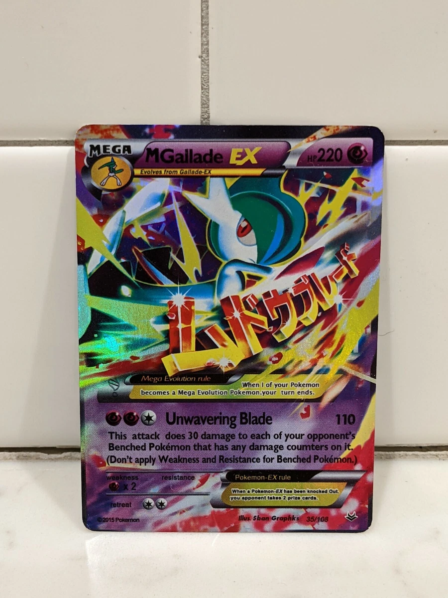 Pokemon Mega Gallade Card