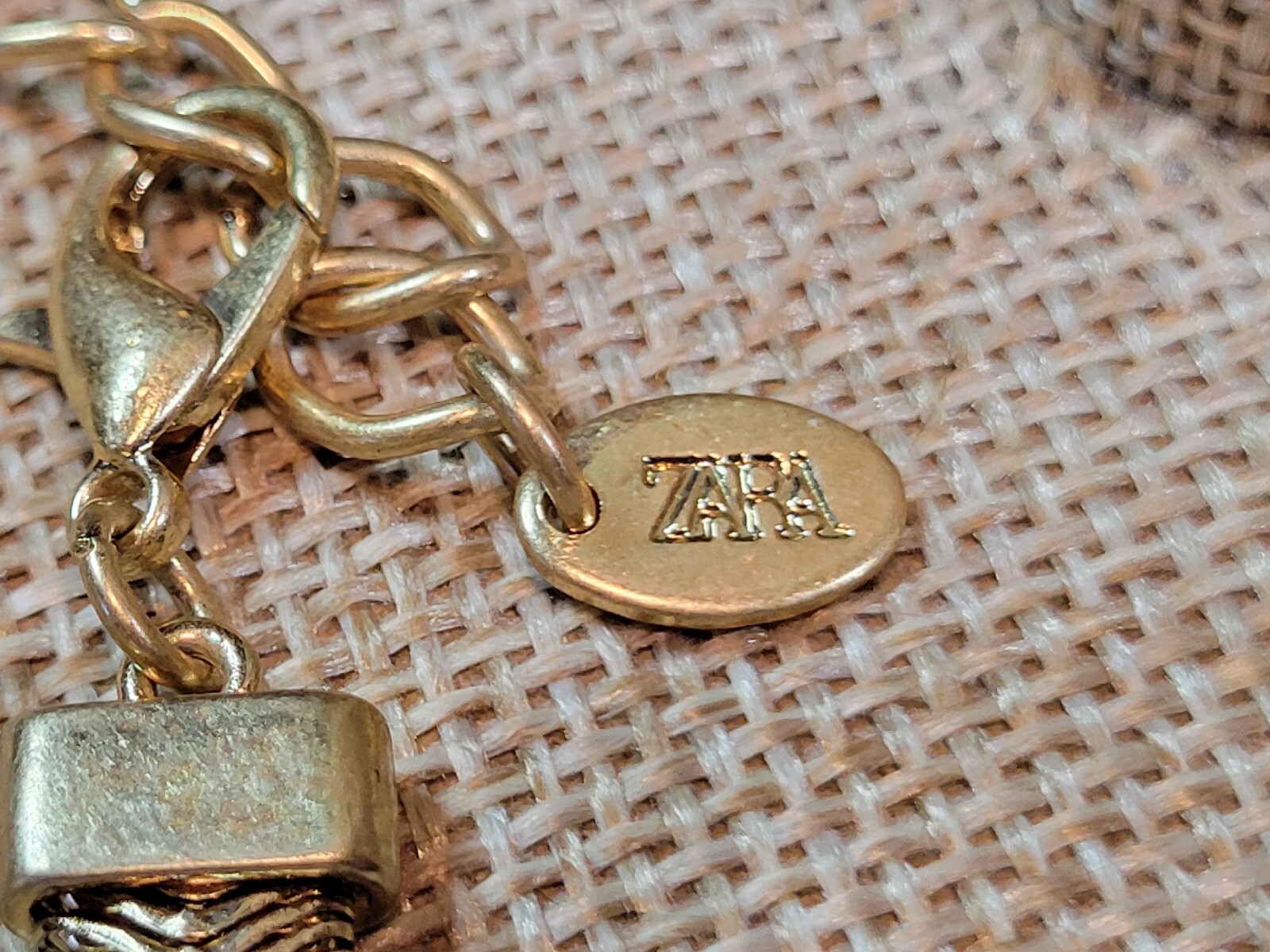 Zara Gold Tone Snake Chain Bracelet Lobster Clasp Adjustable From 7.75 ...