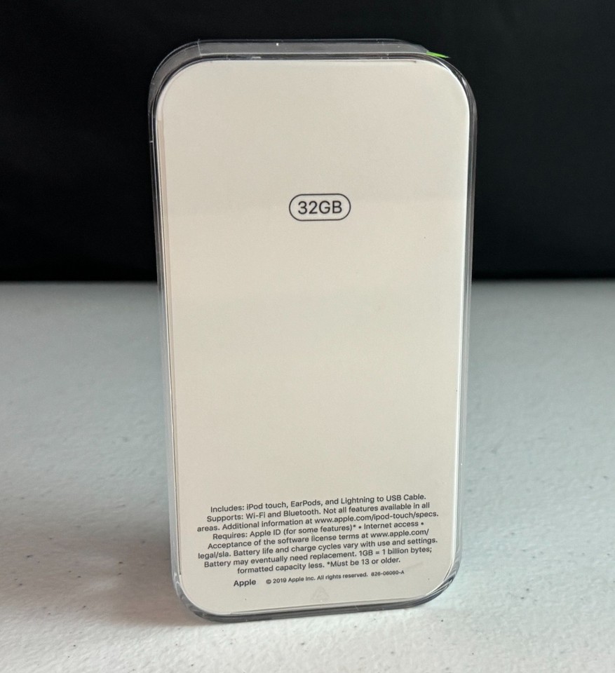 New NIB Apple iPod Touch 7th Generation Space Gray 32GB EarPods MVHW2LL ...