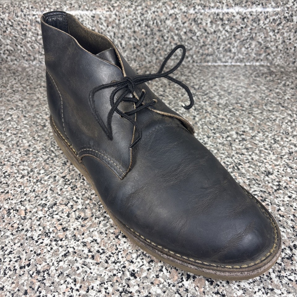 Red Wing 3320 Weekender Charcoal & Tough 3 Eyelet Chukka Boots Men's 9. ...