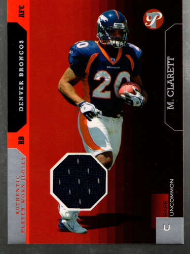 A9307- 2005 Topps Pristine#107 Maurice Clarett U Jersey / 900 - Nm-Mt ...