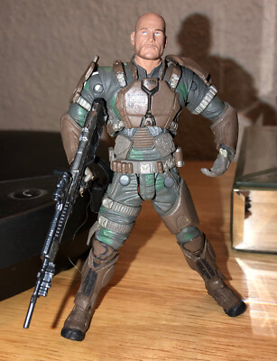 Halo Wars SGT. John Forge 4.5" Action Figure McFarlane Toys 2009 Weapon ...