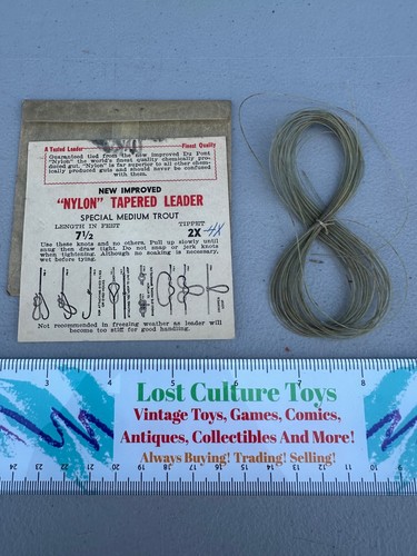 Vintage DuPont New Improved Nylon Tapered Leader Line Special Medium ...