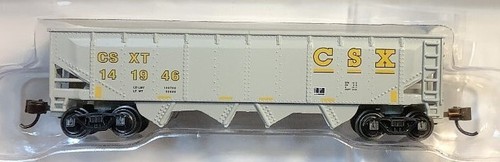 N Scale Bachmann - Premium Silver Series - CSX 40' Quad Hopper - NIB ...