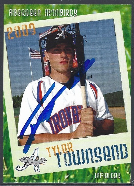 Tyler Townsend 2009 Grandstand Aberdeen IronBirds IP autograph signed ...