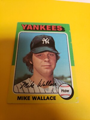 1975 Topps #401 Mike Wallace Yankees | eBay