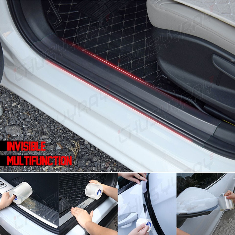 Car Clear Protector Sill Scuff Car Door Plate Sticker For Nissan Juke ...