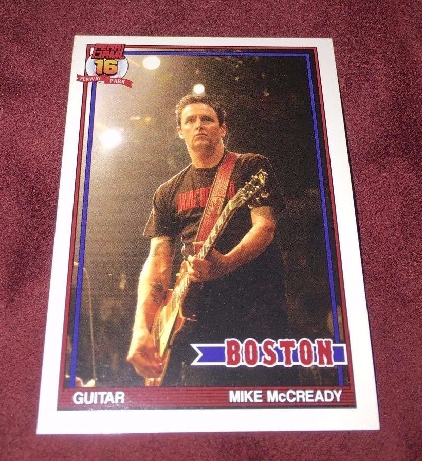 PEARL JAM Boston Baseball Card 2016 - Mike McCready 1 nudedragons ...