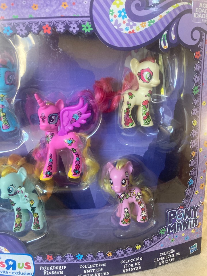 NIB My Little Pony FiM Pony Mania Friendship Blossom Collection TRU ...