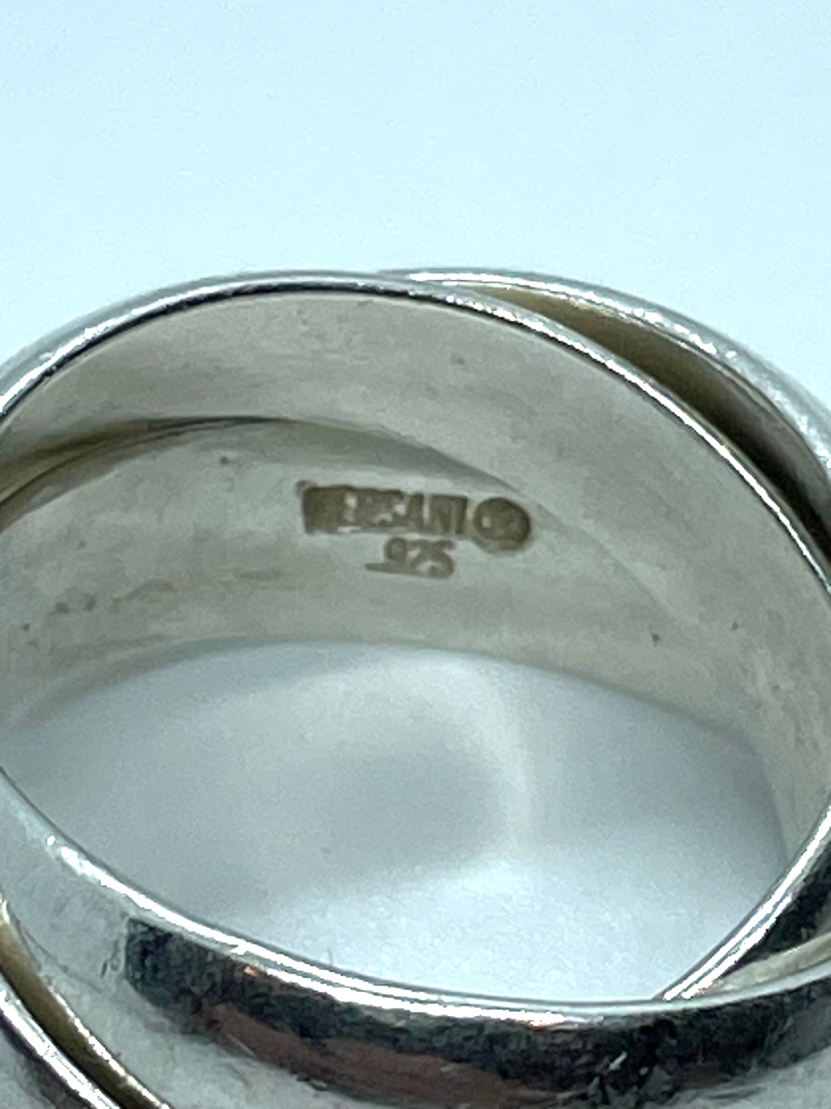 Versani Triple Rolling Band Ring Sterling Silver Sz 1… - Gem
