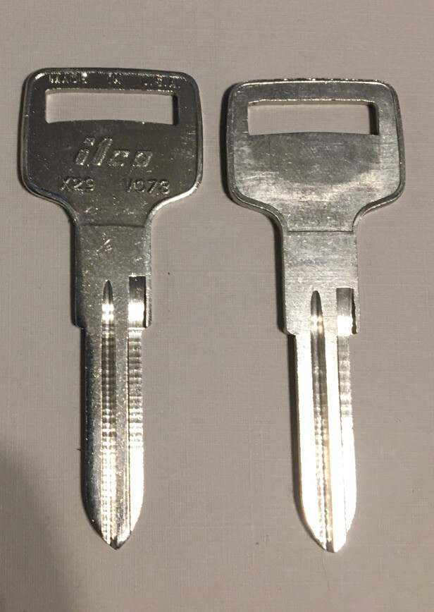 MG VOLVO Delorean Ignition Key Blanks Ilco X29 1973 - 1983 Models for ...