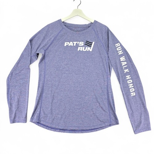 Reva Wear Pat’s Run Womens XL Performance Tee Purple Run Walk Honor Pat ...