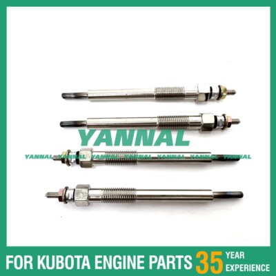 New Glow Plug 6684850 1G911-65510 For Kubota V2203DI V2403DI Bobcat 773 ...