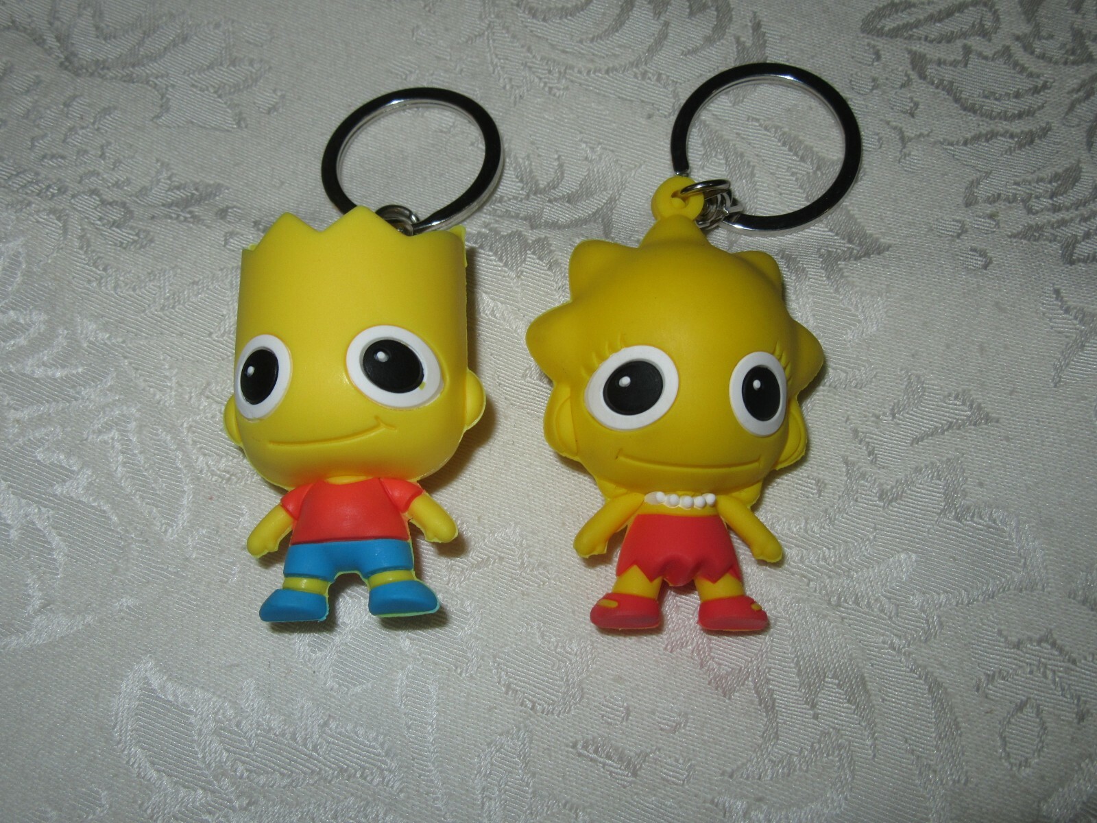 Monogram Figural The Simpsons Collectors 3D Complete Set of 9 Keyring ...