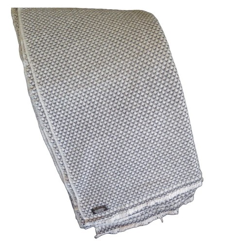 Cashmere|4 Ply|Throw/Blanket|Hand Loomed|Nepal| 2 Color| Black & Pearl ...