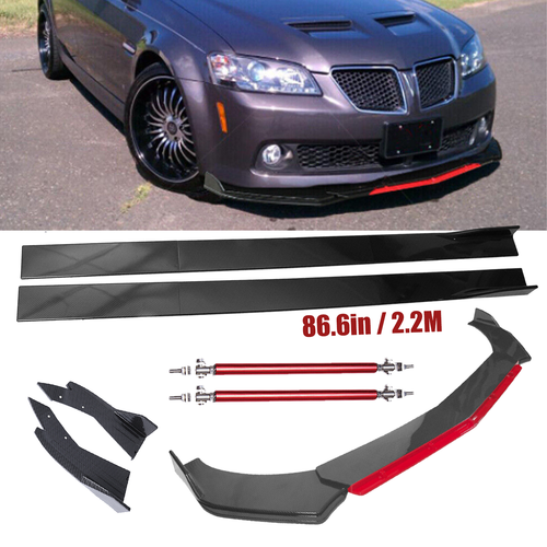 For Pontiac G8 G6 GTO Front Bumper Rear Lip Spoiler Splitters Body Kit ...