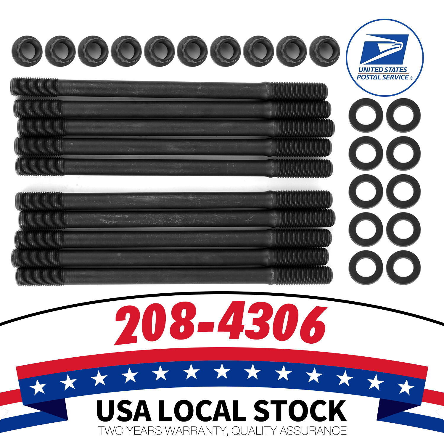 MGT Cylinder Head Stud Kit 208-4306 Repair For Honda B20B with B16A ...