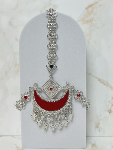Silam Sakma Sirbandi Silver Plated Head Chain Nepali Traditional ...