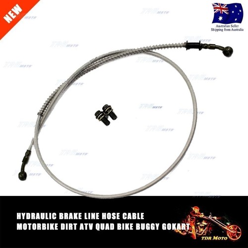 1800mm Braided Hydraulic Master Cylinder Brake Line/Hose/Cable m10 ...
