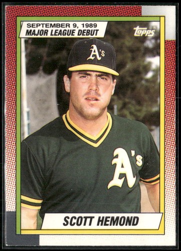 1990 Topps Major League Debut 1989 #54 Scott Hemond | eBay