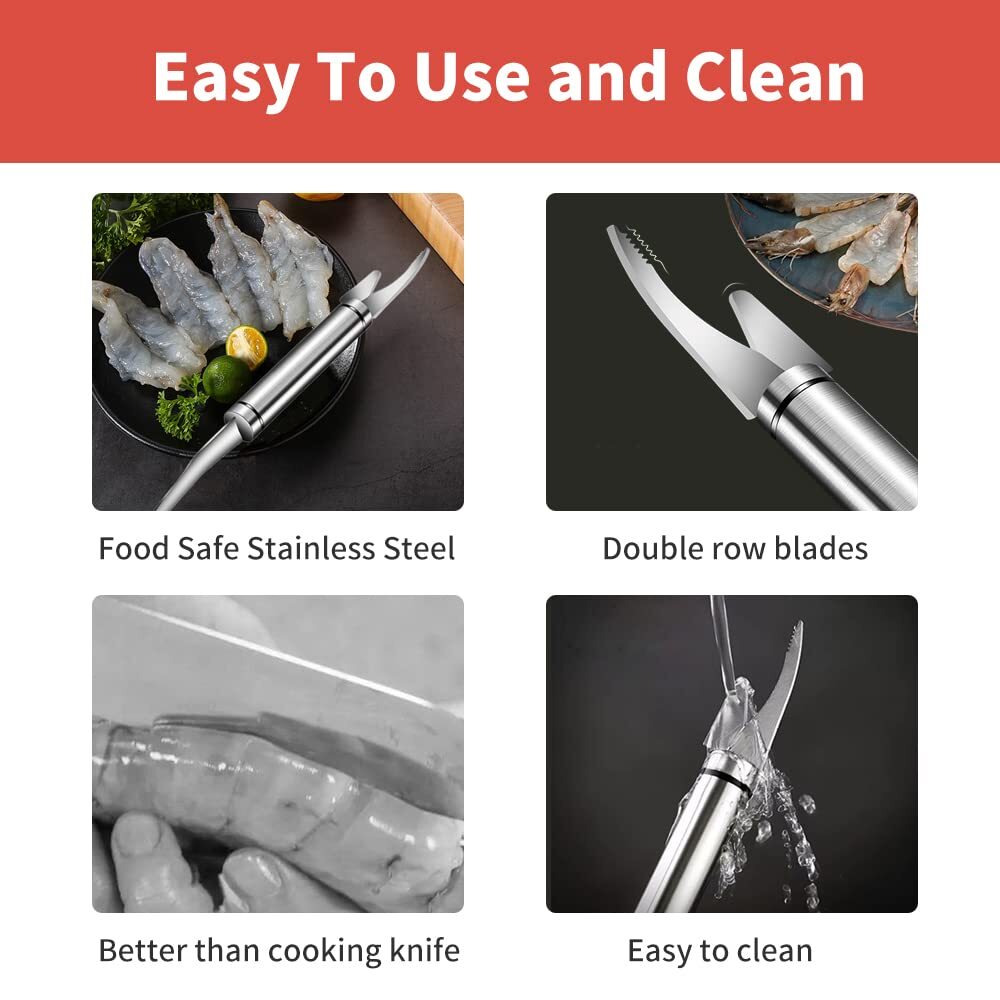 2Pack Multifunctional Shrimp Line Fish Maw Shrimp Deveiner Tool | eBay