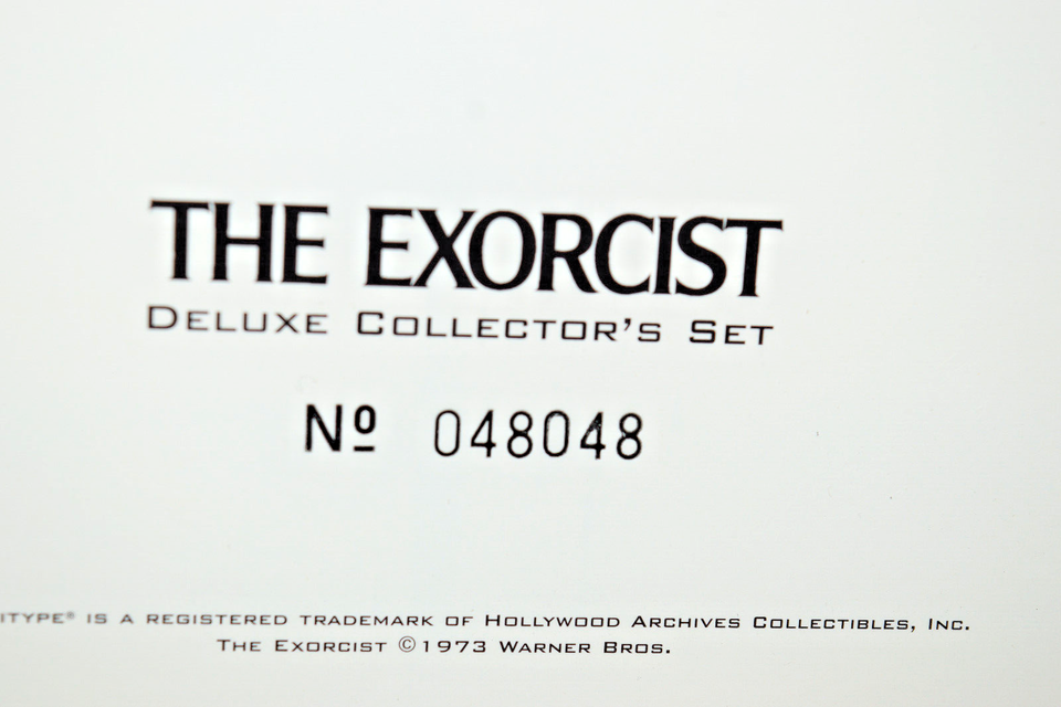 SALE: THE EXORCIST numbered commemorative 35mm motion picture film ...