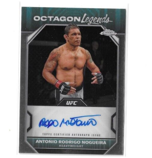 Antonio Rodrigo Nogueira 2024 Topps Chrome UFC Octagon Legends Auto ...