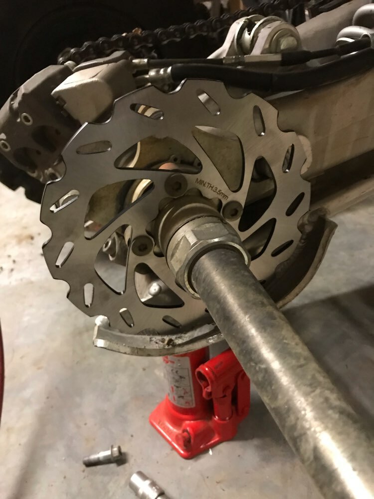 Rear Brake Disc Rotor For Yamaha Raptor 700 & 700R YFM700R YFZ450 ...