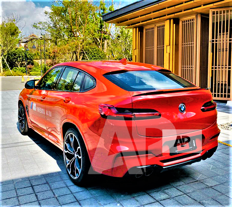 BMW X4 G02 X4M Gloss Black Rear Spoiler Boot Wing Lip Body Kit M Sport ...