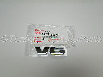 Toyota Tacoma 2005-2018 V6 Tailgate Emblem Genuine OEM 75473-04050 | eBay