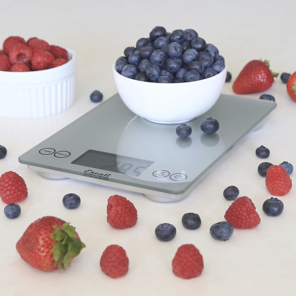 Escali Arti Glass Food Scale Digital Countertop Kitchen, Baking and ...