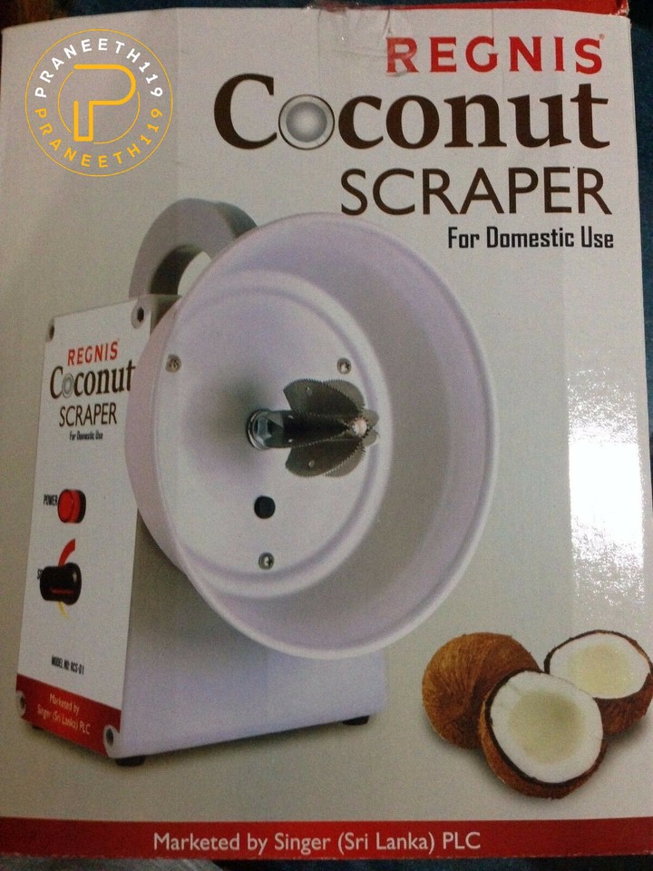 Regnis Coconut Scraper Electric Shredder Grater High Speed Blade by ...
