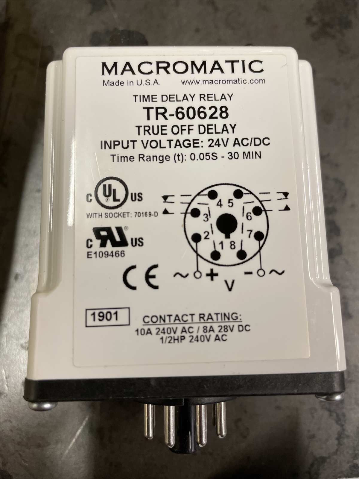 Macromatic Tr-60628 Time Delay Relay TR60628 for sale online | eBay