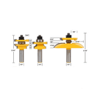 Stacked Rail & Stile Router Bit - 1/2" Shank Ogee Door Frames ...