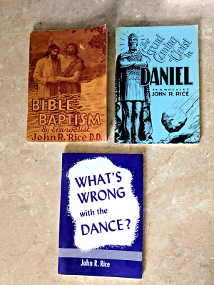 John R. Rice Booklet Lot of 3 -FAST SHIPPING | eBay