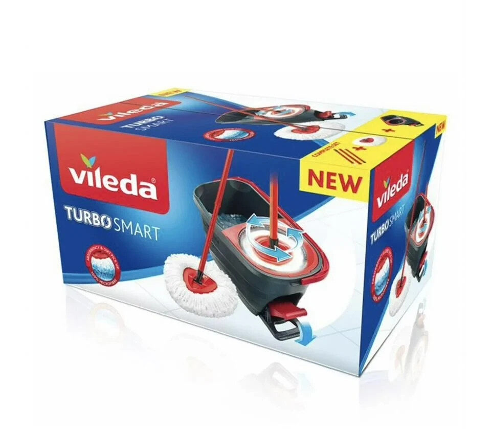 Vileda Logo 1X Vileda Turbo 2in1 Mop Replacement Spin Mop Head NEW