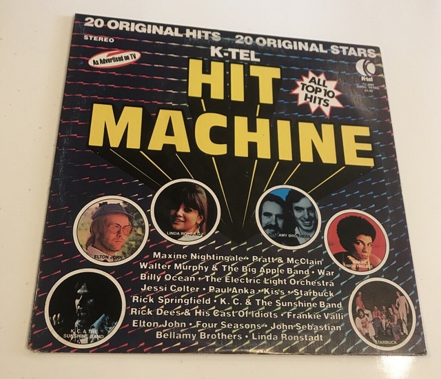 Vintage 1976 K-Tel Hit Machine Vinyl Record Compilation #TU-2480 | eBay