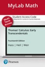 MyMathLab plus Pearson eText -- Standalone Access Card -- for Thomas ...