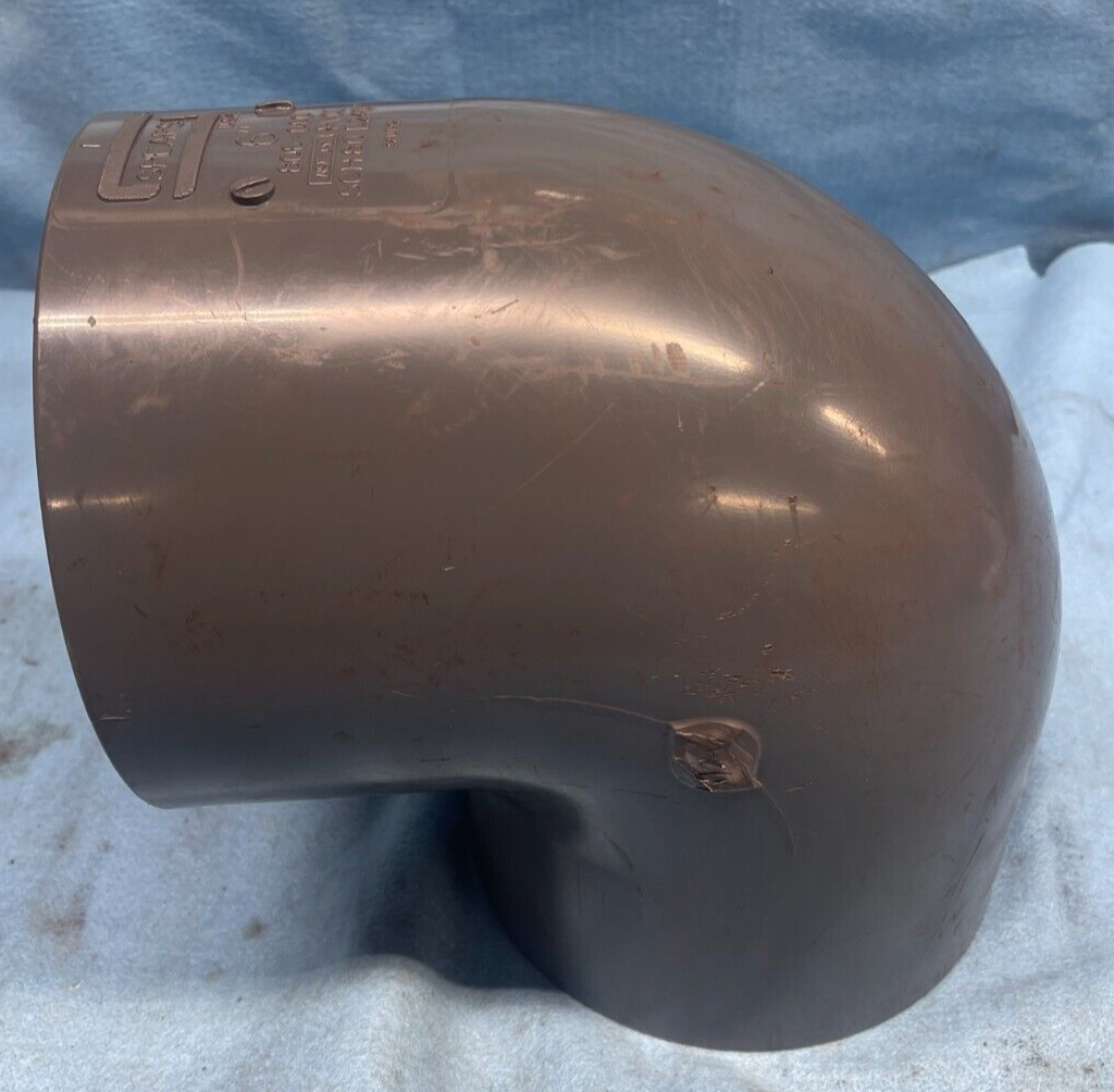 SPEARS 90DEG ELBOW 806-060 SCH. 80 140F MAX ASTM D-2467 NSF-PW PVCI USA ...