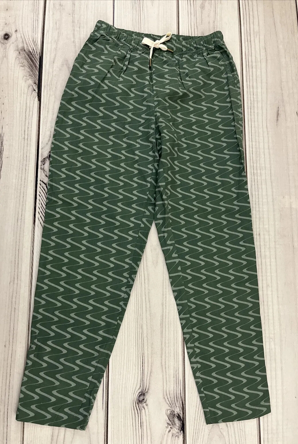 Dandy Del Mar The Lucia Pant Emerald Tidal Print Pock… - Gem