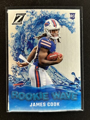 2022 Panini Zenith James Cook Rookie Wave Base Insert Rookie Card #RW ...