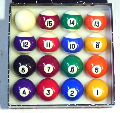 SPOTS AND STRIPES 2" (50.8mm) POOL BALLS (STANDARD SIZE) | eBay UK